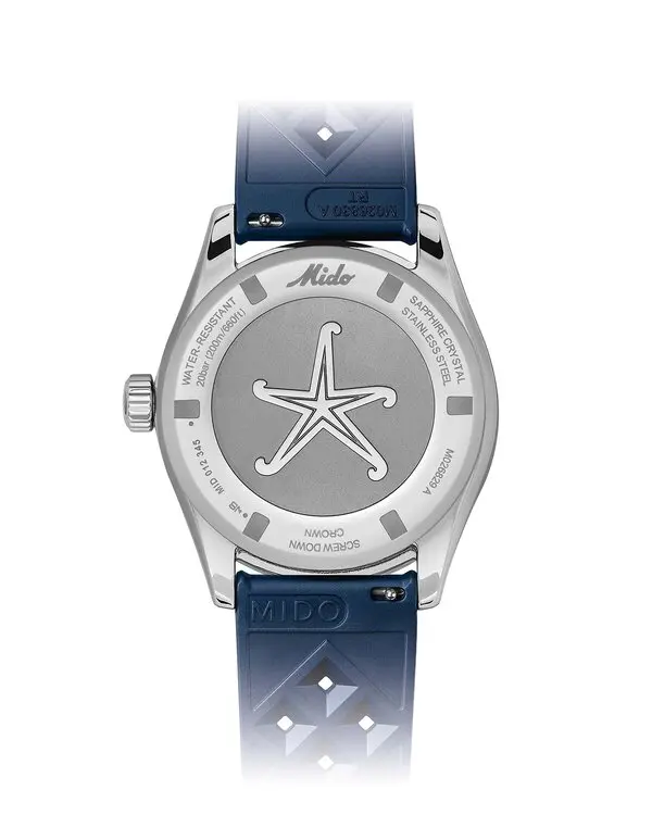 MIDO Ocean Star Tribute Worldtimer Watch - Blue