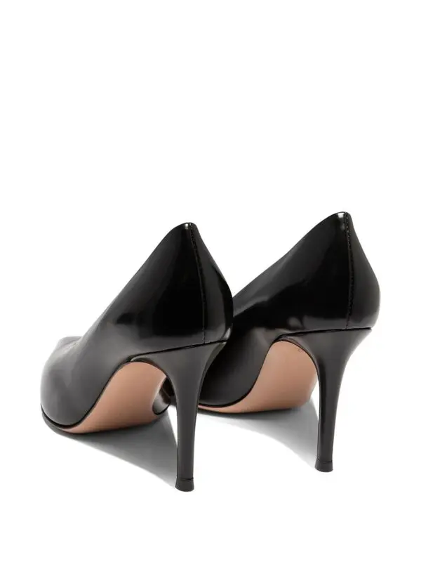 GIANVITO ROSSI 85mm Pointed-toe Leather Pumps