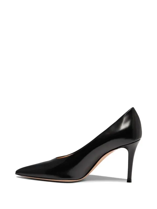 GIANVITO ROSSI 85mm Pointed-toe Leather Pumps