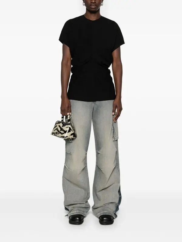 Andrea Ya'aqov Mid-rise Wide-leg Jeans