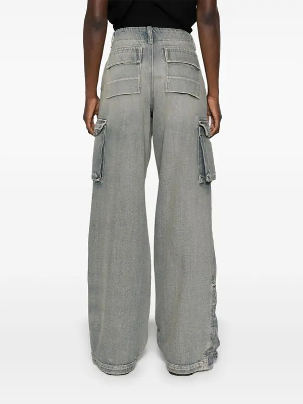 Andrea Ya'aqov Mid-rise Wide-leg Jeans