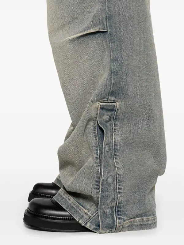 Andrea Ya'aqov Mid-rise Wide-leg Jeans