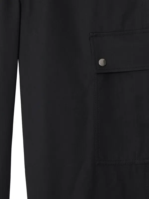 Burberry Cotton-blend Cargo Trousers - Black