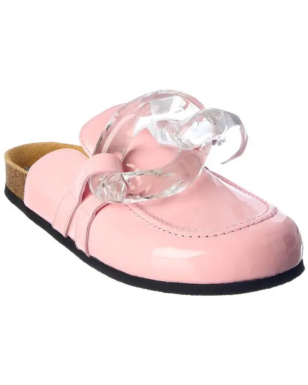 Jw Anderson Chain Patent Mule In Pink 53% Off Editorialist