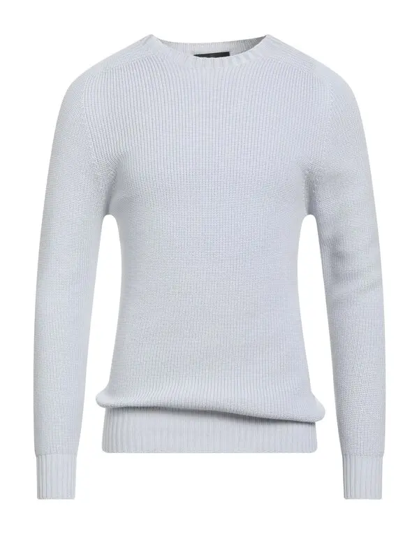 GRAN SASSO Virgin Wool Crew Neck Sweater - Grey