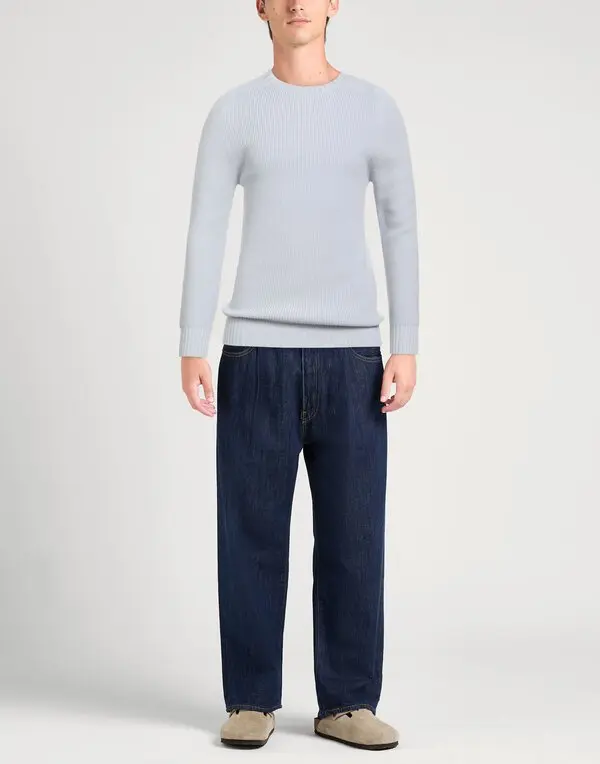 GRAN SASSO Virgin Wool Crew Neck Sweater - Grey