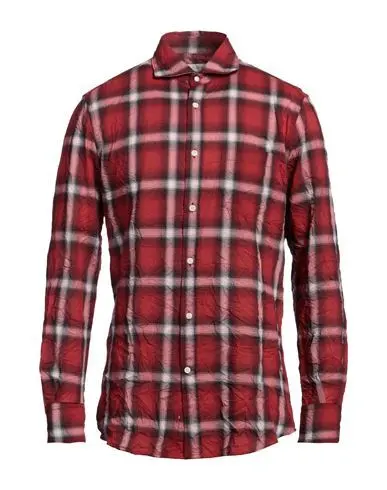 GLANSHIRT Shirt Size Polyester, Cotton - Brick