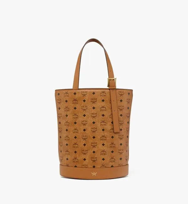 Mcm Aren Bucket Tote In Visetos