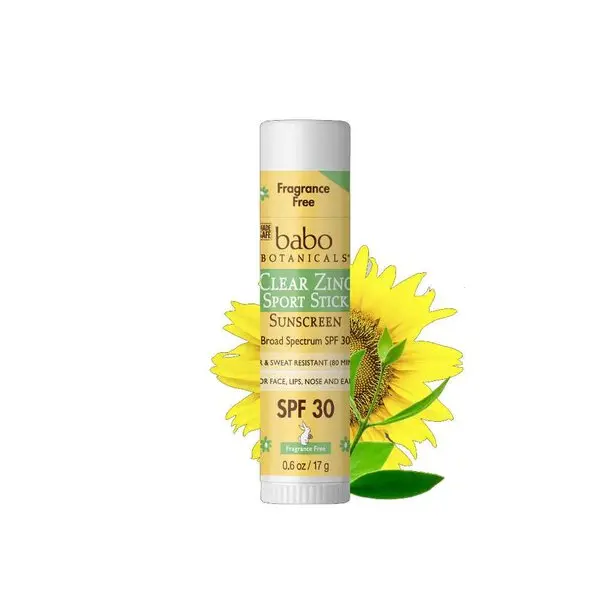 BABO BOTANICALS Spf 30 Clear Zinc Fragrance Free Sport Stick - One-color