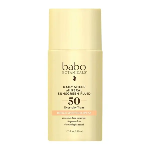 BABO BOTANICALS Spf 50 Daily Sheer Fluid Mineral Sunscreen - One-color