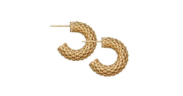 Jennifer Zeuner Jewelry Aisha 1" Hoop Earrings - One-color