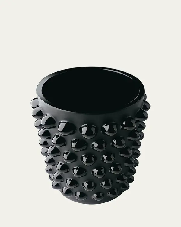 Lalique Mossi Xxl Vase 12 - Black