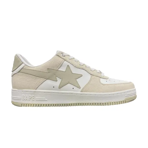 A BATHING APE Wmns Bapesta #3 - Cream