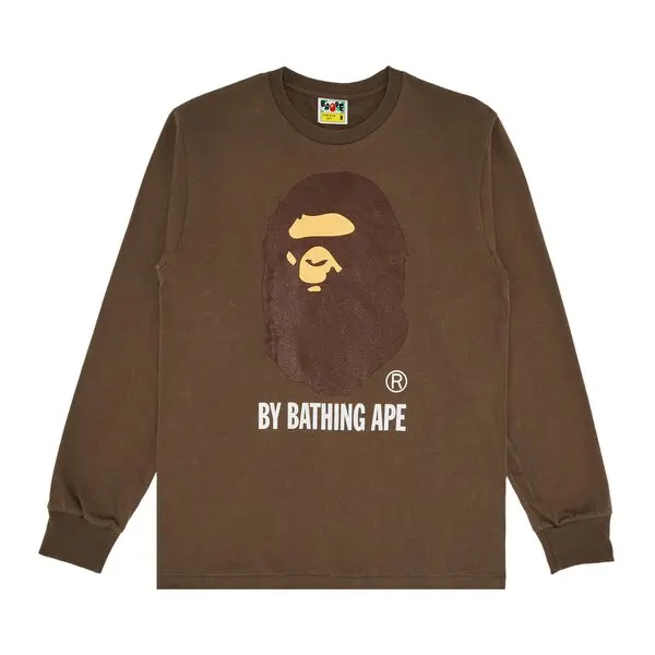 A BATHING APE Long-sleeve Tee - Brown