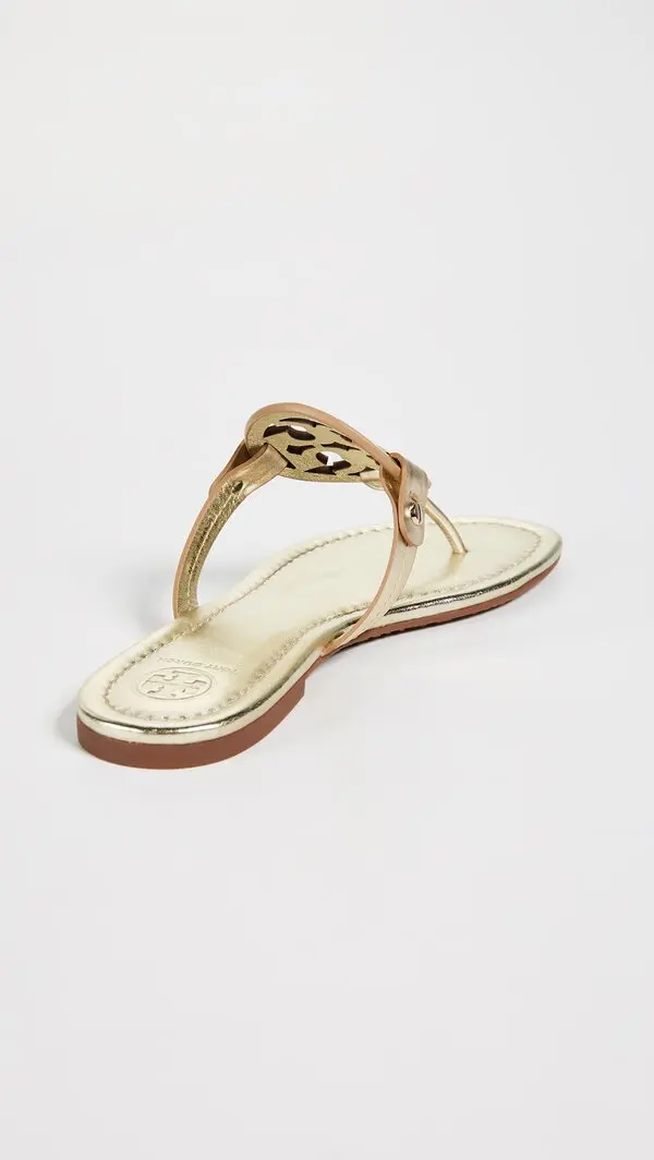 Tory Burch Miller Thong Sandals - Spark Gold