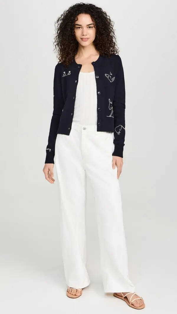 Sea Demi French Workwear Knit Cardigan