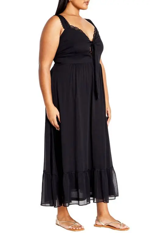 black lace city chic dress City Chic Women's Priscilla Lace Dress