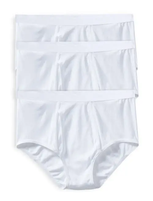 HARBOR BAY BY DXL 3-pk Briefs - White