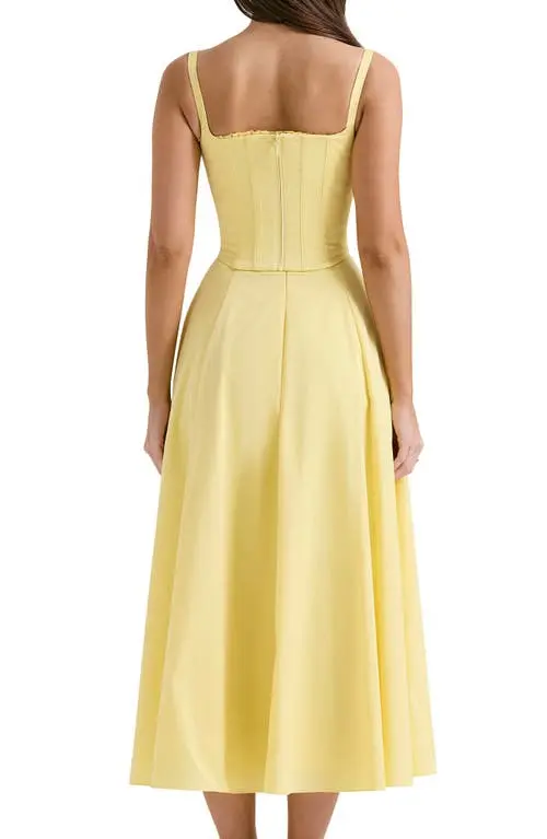 clarabelle corset bodice pima cotton blend cocktail dress House Of Cb - Light Yellow ensuring easy wear for 251002 Legacy Classic Kids Canterbury Size:5'6