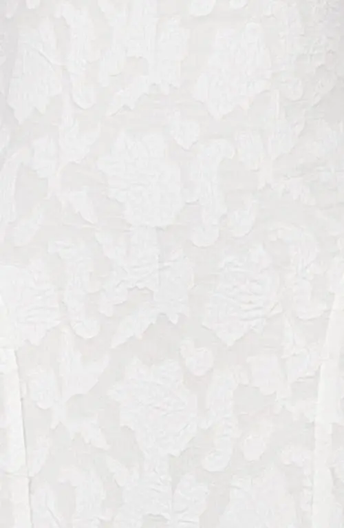 House Of Cb Joan Floral Appliqué Mermaid Gown - Ivory