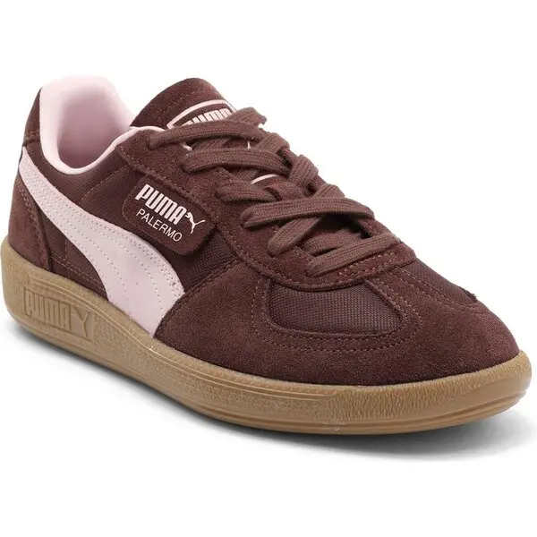 PUMA Palermo Vintage Sneaker - Chocolate Brown/gum