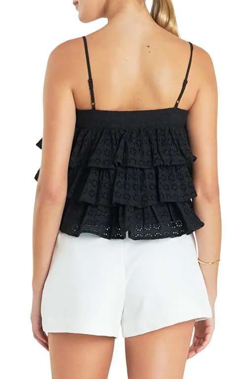 English Factory Tiered Broderie Lace Camisole