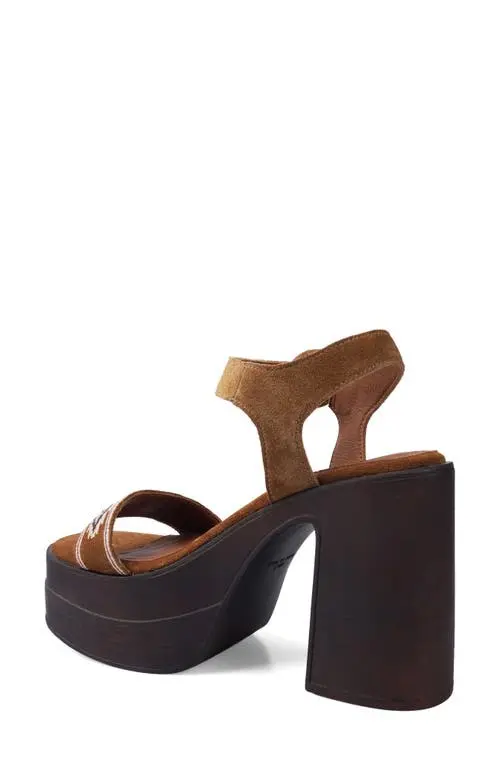 CANDIE'S Torina Platform Sandal - Tan