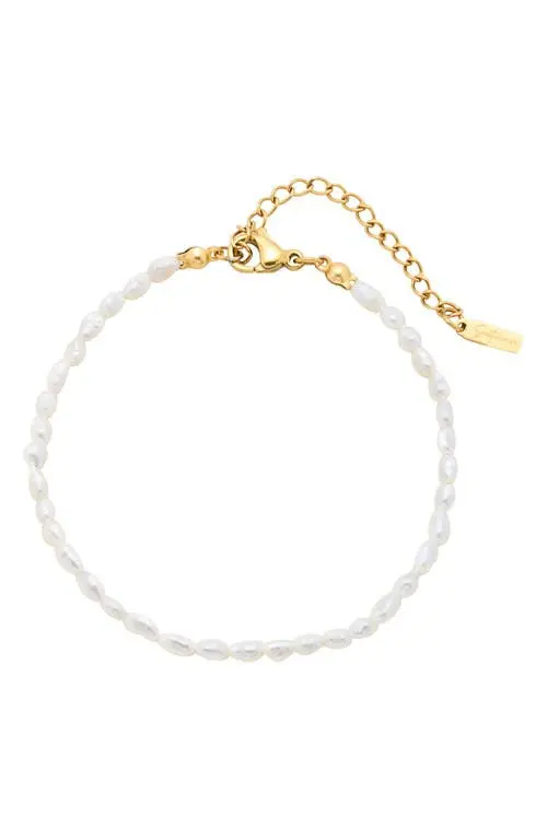 ST. MORAN Michel Freshwater Pearl Bracelet - White