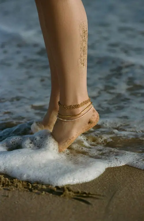 ST. MORAN Michel' Freshwater Pearl Anklet