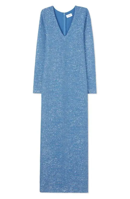 St. John Sequin Knit Gown