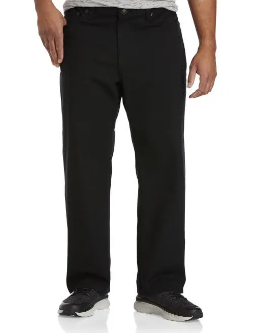 TRUE NATION BY DXL Relaxed-fit Stretch Jeans - Black Eco