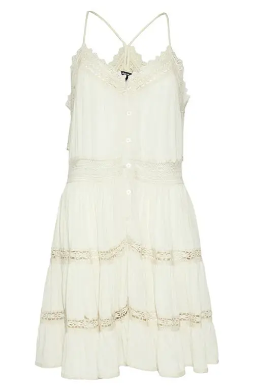 aqua embroidered lace dress Aqua Patterned Beaded Appliqué V-Neck Long Dress main image 0