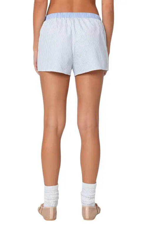 EDIKTED Oaklie Striped Boxer Shorts