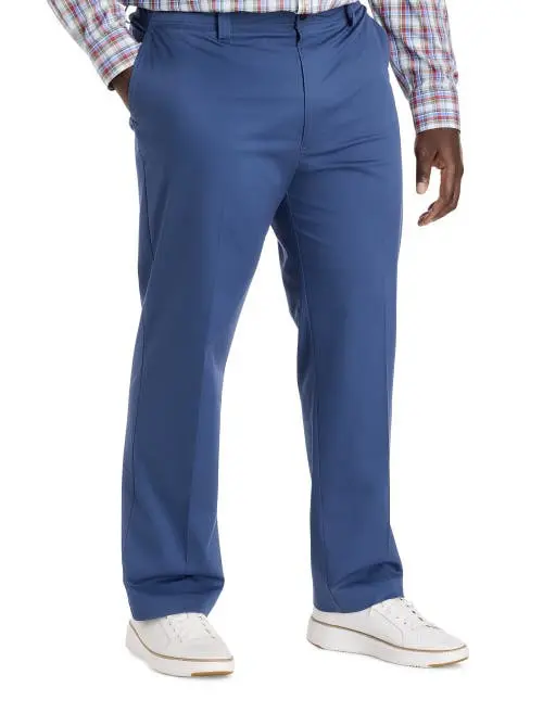 OAK HILL BY DXL Straight-fit Tech Pants - Sargasso Sea
