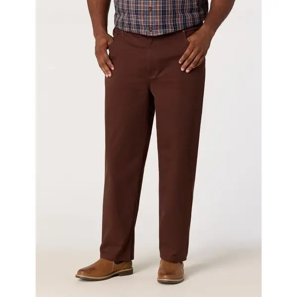 HARBOR BAY BY DXL Classic Fit Continuous Comfort Pants - Chicory