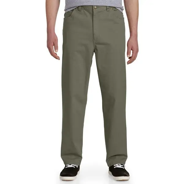 HARBOR BAY BY DXL Classic Fit Continuous Comfort Pants - Black