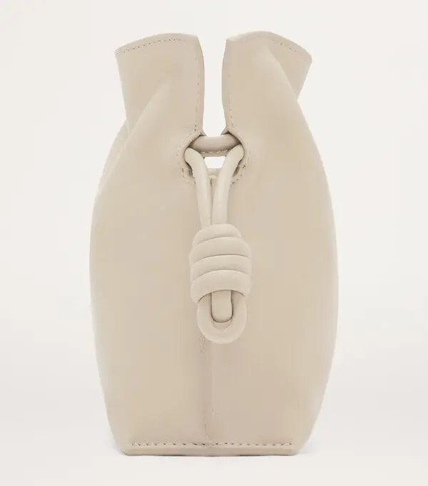Loewe Leather Flamenco Purse - White