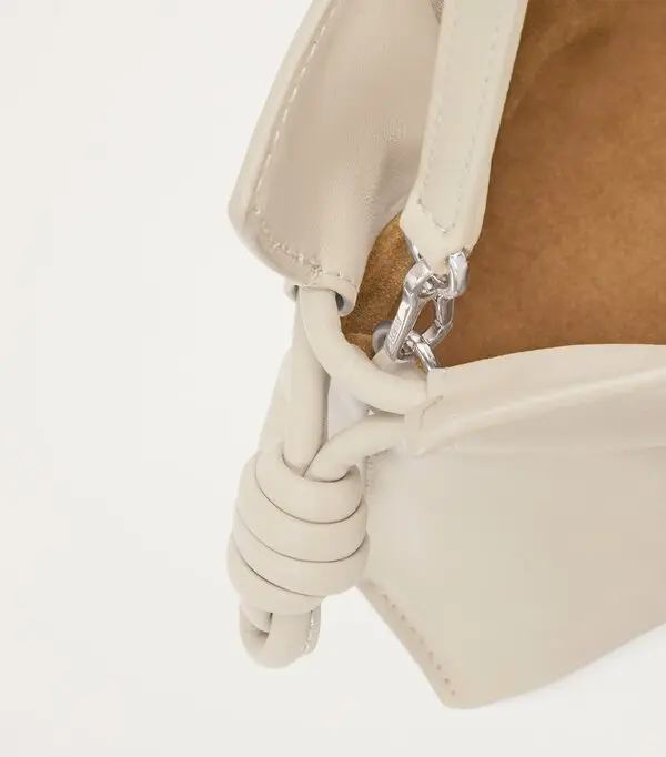 Loewe Leather Flamenco Purse - White