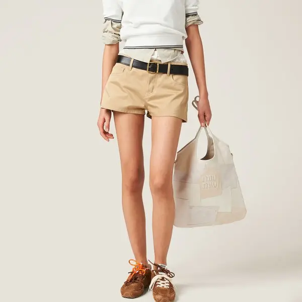 Miu Miu Chino Shorts - Cord | Editorialist