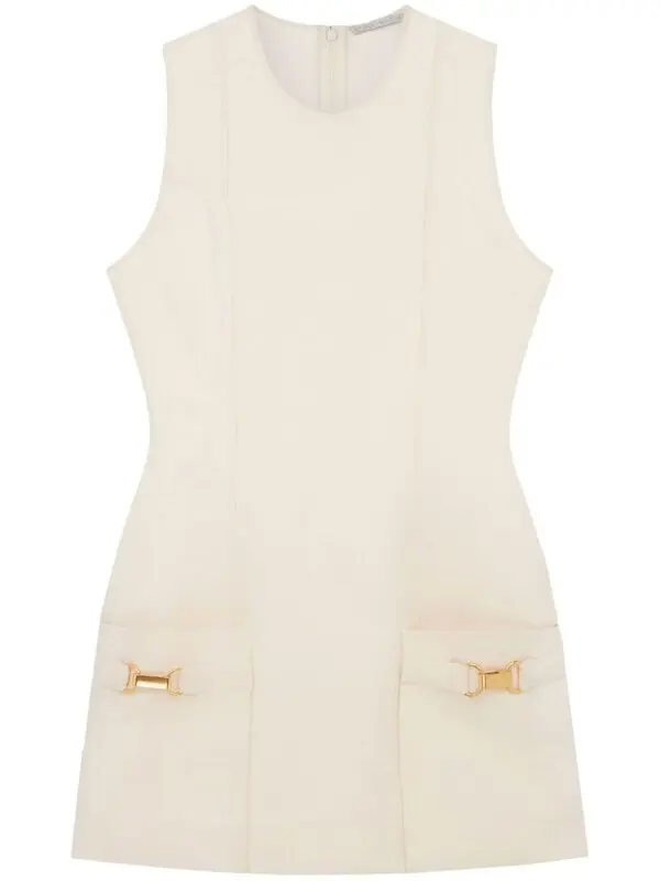 Stella McCartney Moulded Sleeveless Dress - White