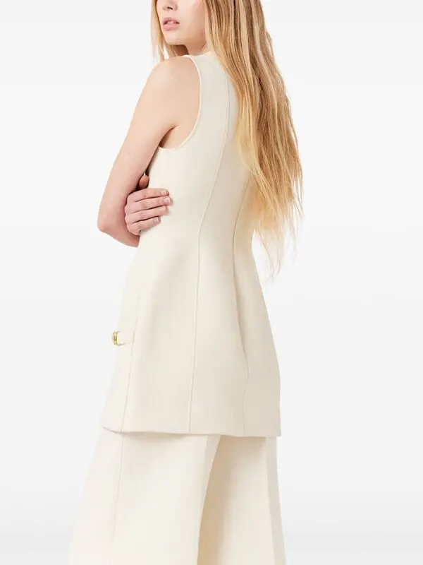 Stella McCartney Moulded Sleeveless Dress - White