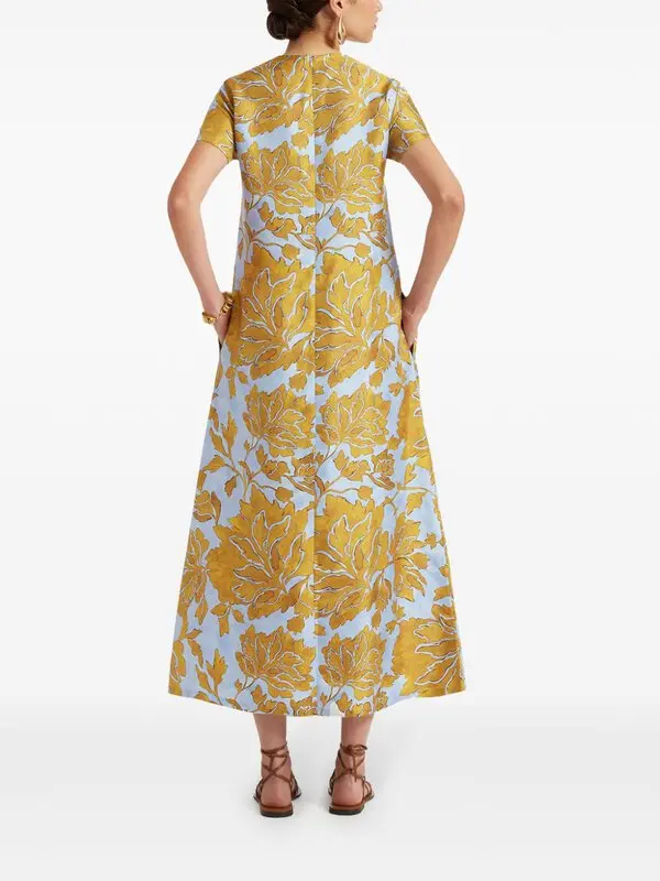 La DoubleJ Floral-print Maxi Dress