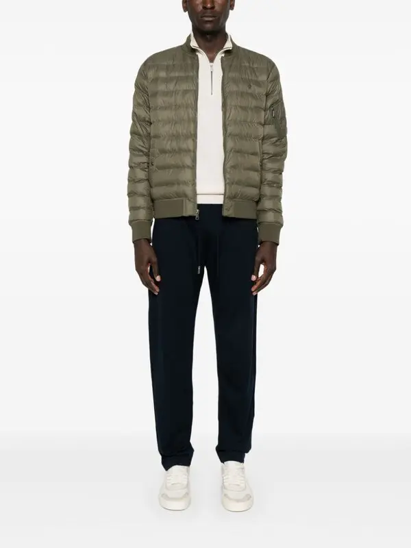 Kiton Cotton Tapered Track Pants - Blue