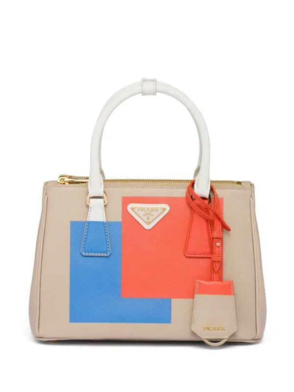 Prada Galleria Saffiano Leather Tote - Neutrals | Editorialist