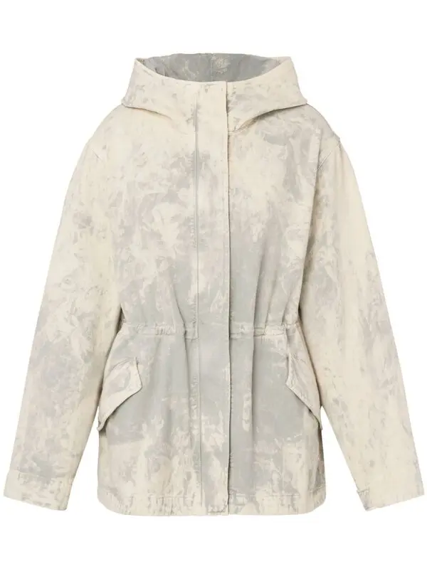 Moschino Tie-dye Hooded Jacket