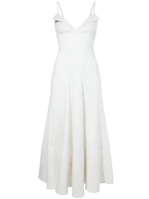 Proenza Schouler Ruby Sleeveless Maxi Dress - Neutrals