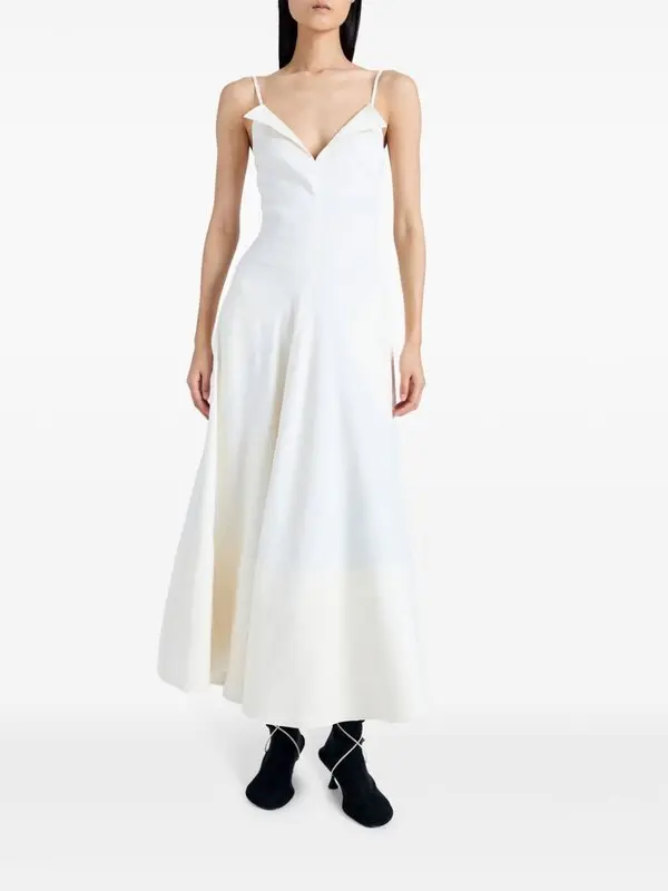 Proenza Schouler Ruby Sleeveless Maxi Dress - Neutrals