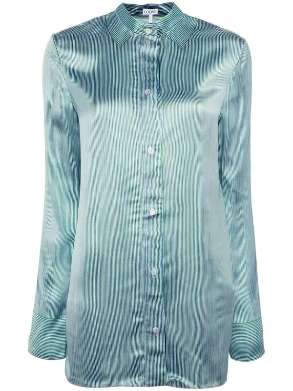 Loewe Striped Satin Shirt
