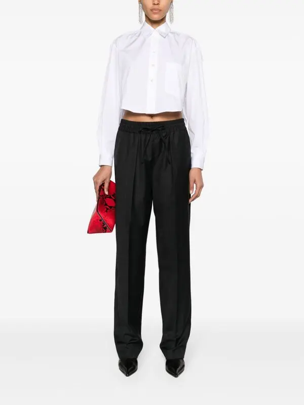 Isabel Marant Étoile Fleora Cropped Shirt - White