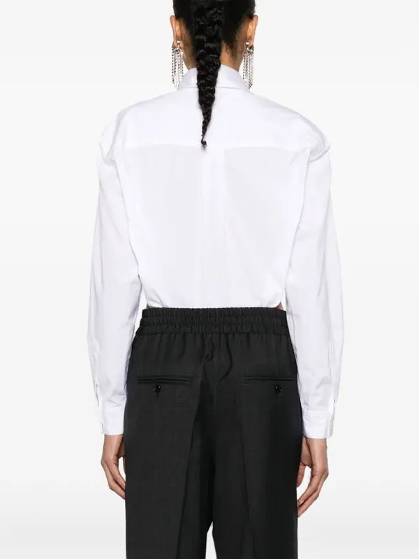 Isabel Marant Étoile Fleora Cropped Shirt - White